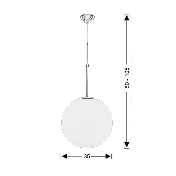 Ball-shaped light fixture | SPHERE - MAVROS showroom